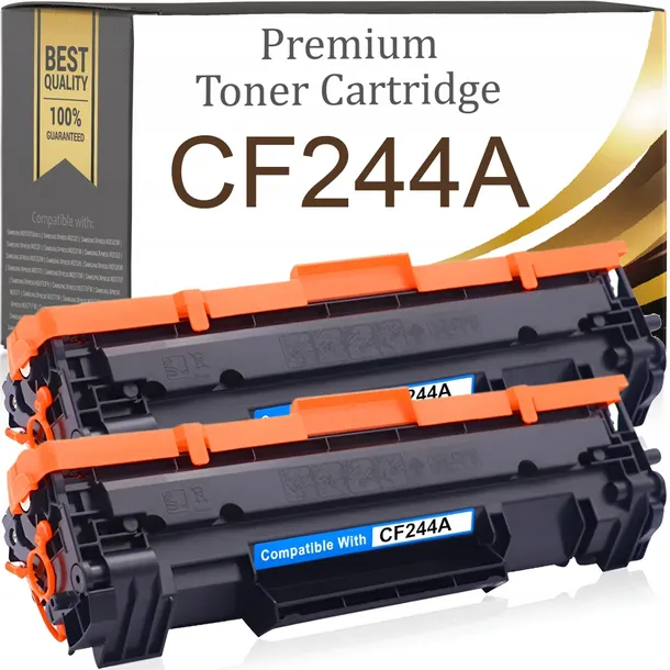 2x TONER 44A CF244A XL DO HP LASER JET M15A M15W M17A M17W MFP M28a ...