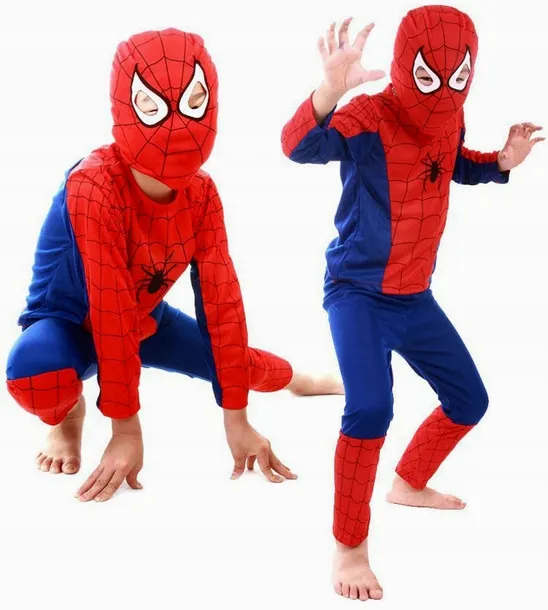 STRÓJ PRZEBRANIE KOMBINEZON BAL SPIDERMEN CZŁOWIEK PAJĄK SUPERBOHATER ...