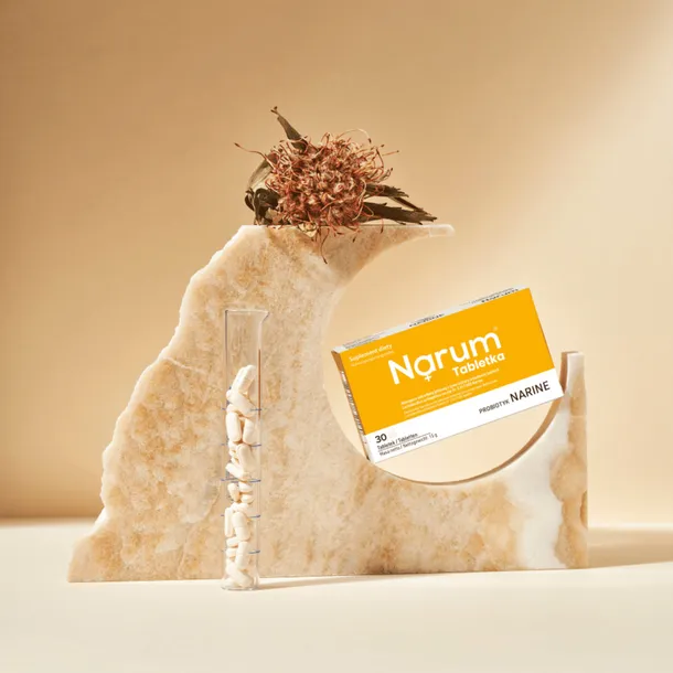Narum Tabletka Probiotyk 500mg Narine Bakterie Lactobacillus Żołądek ...
