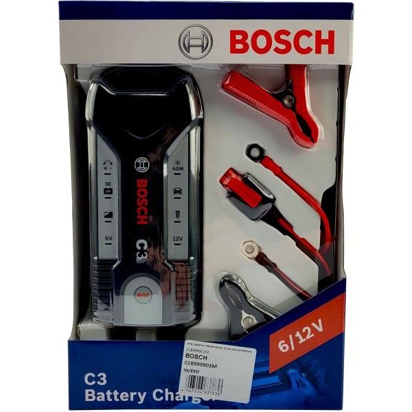 BOSCH C3 INTELIGENTNY PROSTOWNIK AKUMULATOROWY ŁADOWARKA 6V/12V ...
