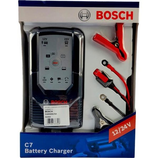 BOSCH C7 INTELIGENTNY PROSTOWNIK AKUMULATOROWY ŁADOWARKA 12V/24V ...