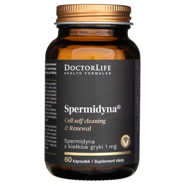 Doctor Life Spermidyna z Kiełków Gryki 1mg 60 kaps – 301909671 - ERLI.pl