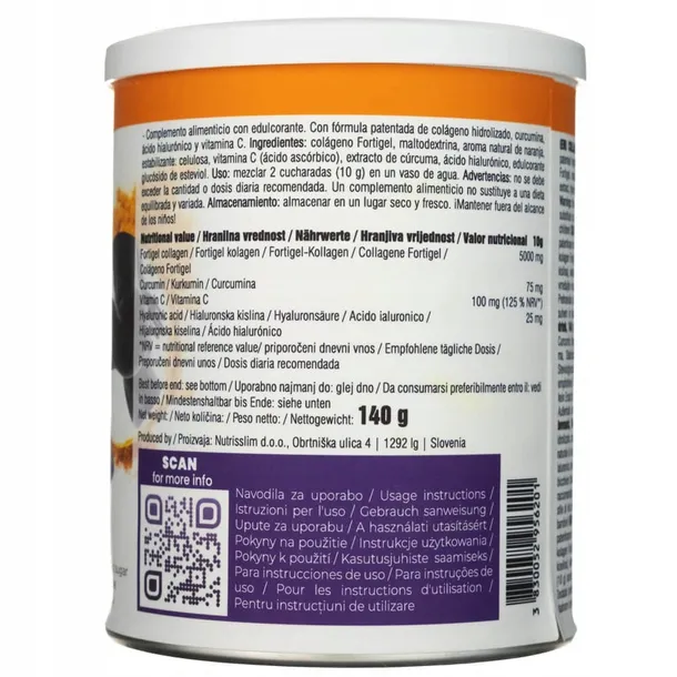 Kolagen z Kwasem Hialuronowym Kurkumą 140 g – 301912443 - ERLI.pl