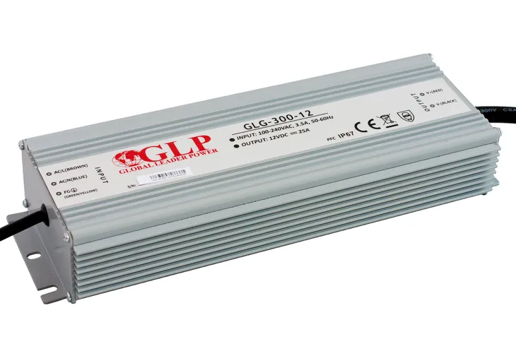 GLG-300-12: GLP zasilacz impulsowy PFC 300W, IP65, 12V/25A – 304280852 ...