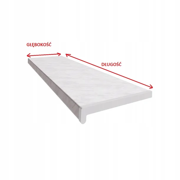 PARAPET WEWNĘTRZNY KACPRZAK PCV MARMUR 20x205 Pvc – 305099737 - ERLI.pl