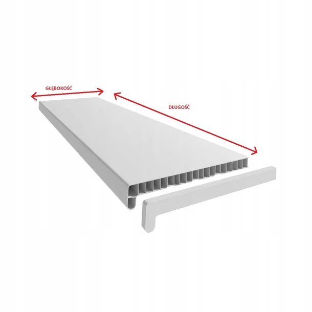 PARAPET WEWNĘTRZNY KACPRZAK PCV BIAŁY 30x45 Pvc – 305100349 - ERLI.pl