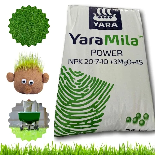 YARA MILA NAWÓZ DO TRAWNIKA 25kg z AZOTEM NPK 20-7-10+Mg +S – 308139452 ...