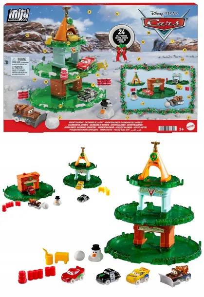 Disney Pixar Cars Kalendarz Adwentowy z 24 elementami HXT34 – 308388122 ...