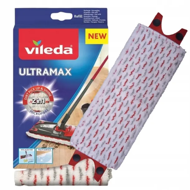 NAKŁADKA DO MOPA VILEDA ULTRAMAX ULTRAMAT MOP WYMIENNA WKŁAD DO MOPA ...