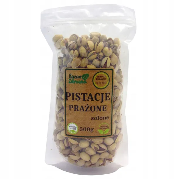 Pistacje PRAŻONE SOLONE 500g ORZECHY PISTACJOWE – 308485204 - ERLI.pl
