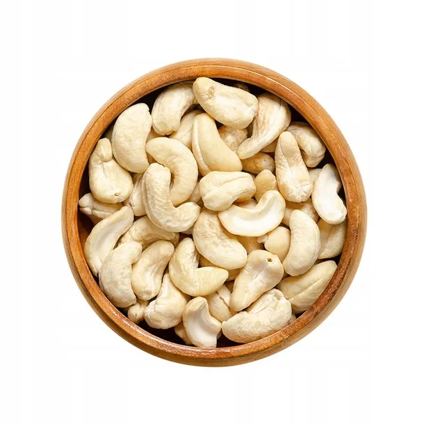 Orzechy nerkowca połówki Bakalland 1kg nerkowce świeże WYSOKA JAKOŚĆ – 308485716 - ERLI.pl