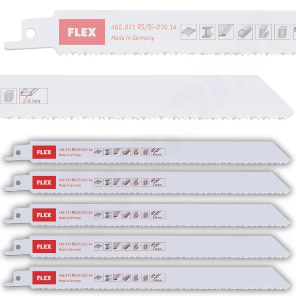 BRZESZCZOT DO PIŁY SZABLASTEJ DO METALU FLEX RS/BI-230 14 VE5 230mm ...