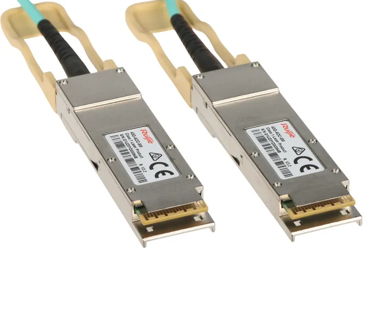 AKTYWNY KABEL OPTYCZNY WIELOMODOWY 40G-AOC-5M 5m RUIJIE – 283809612 ...