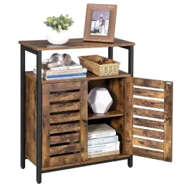 Komoda 70 x 30 x 80cm LOFT RUSTYKALNA INDUSTRIALNA – 310825562 - ERLI.pl