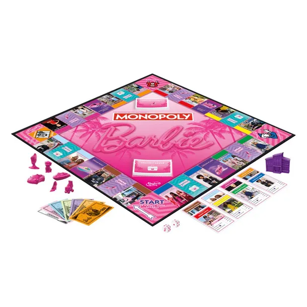 OUTLET MONOPOLY HASBRO LALKA BARBIE gra planszowa monopol ORYGINALNA ...