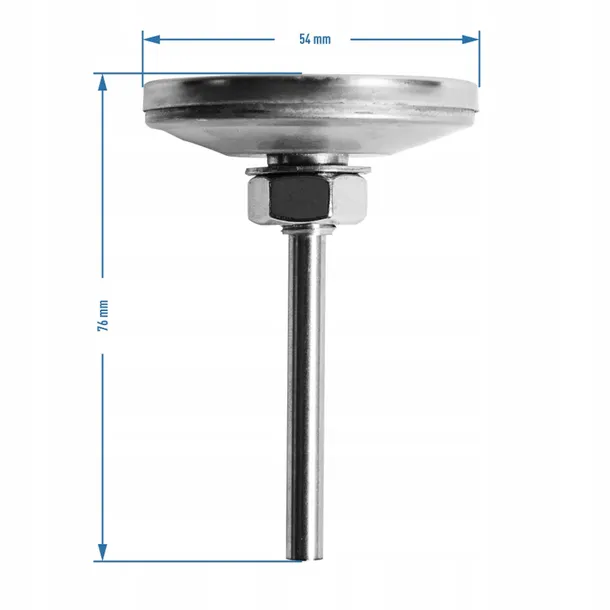 Browin 101200 Termometr analogowy z sondą do wędzarni i BBQ 0-250 °C ...