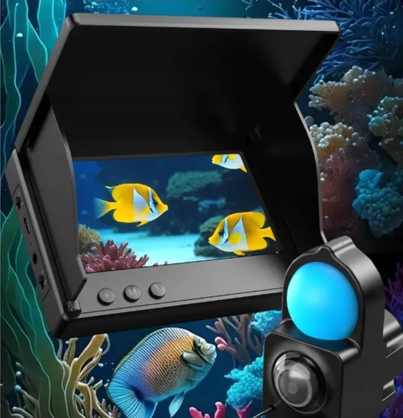 Sonar Wędkarski Fish Finder 100m Echosonda Wędkarska Jezioro Morze Lód ...