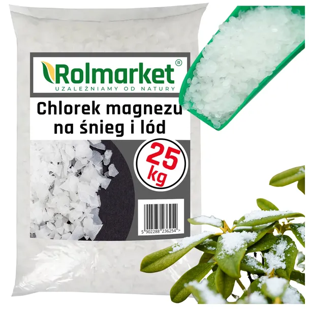 Chlorek Magnezu 25kg Antylód Na Zimę Śnieg Lód Oblodzenia Do ...