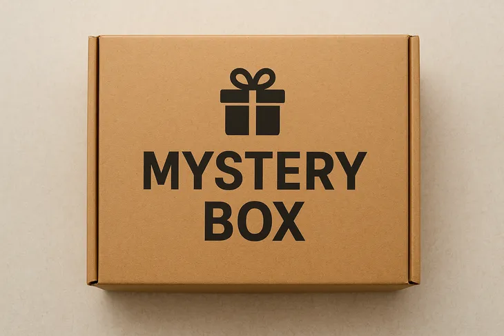 Mystery BOX A4 standard secret box niespodzianka zestaw hobby horse ...