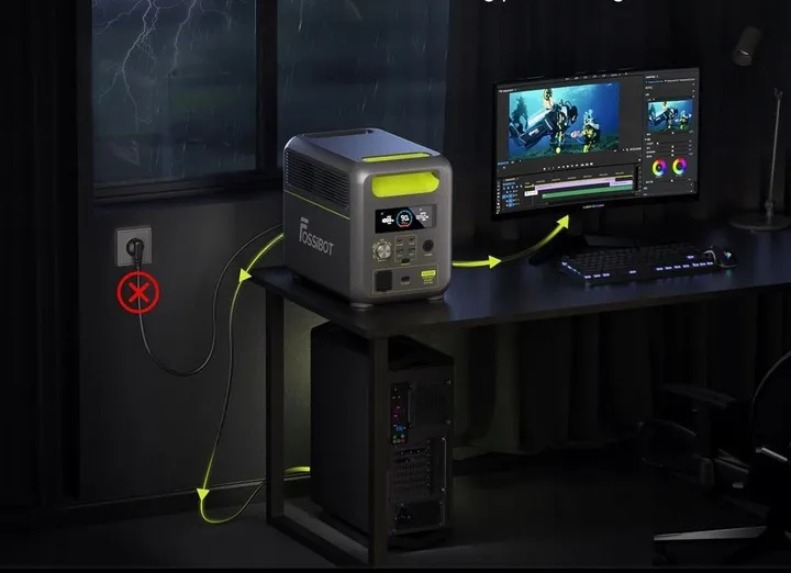 Fossibot -PL PowerStation F1200 1024Wh1200W Elektrownia stacji ...