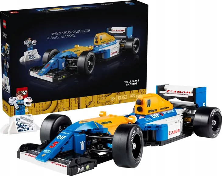10353 - LEGO Icons - Williams Racing FW14B i Nigel Mansell LEGO ...