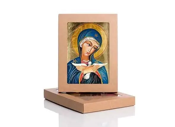 Ikona Pneumatofora Matka Boża niosąca Ducha Świętego - E - 17 cm x 23 ...
