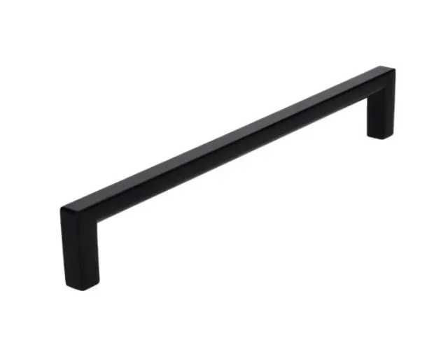 Uchwyt meblowy prosty SOLANO L-160 mm CZARNY MAT – 196082510 - ERLI.pl