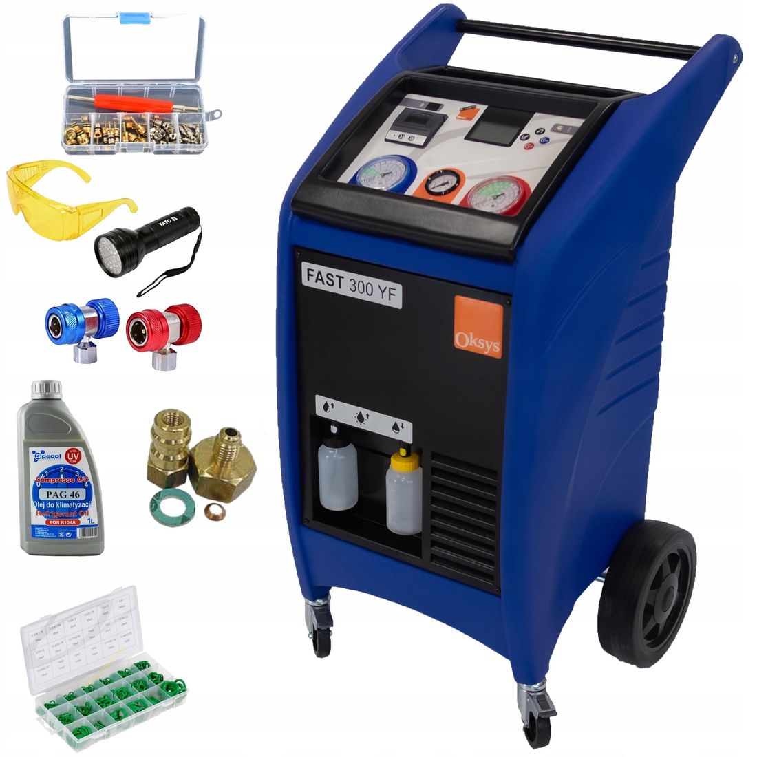 Stacja klimatyzacji NOWEJ GENERACJI FAST300 1234yf - ERLI.pl