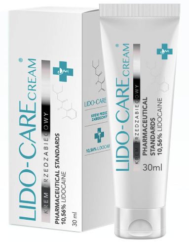LIDO CARE krem znieczulający lidokaina 30ml znieczulenie przedzabiegowy ...