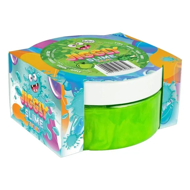 Jiggly Slime zapachowy zielone jabłko 200g TUBAN – 319238401 - ERLI.pl