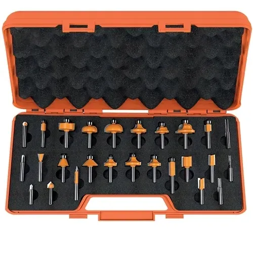 CMT Zestaw 26 frezów prostych i profilowych S8 mm – 161208535 - ERLI.pl