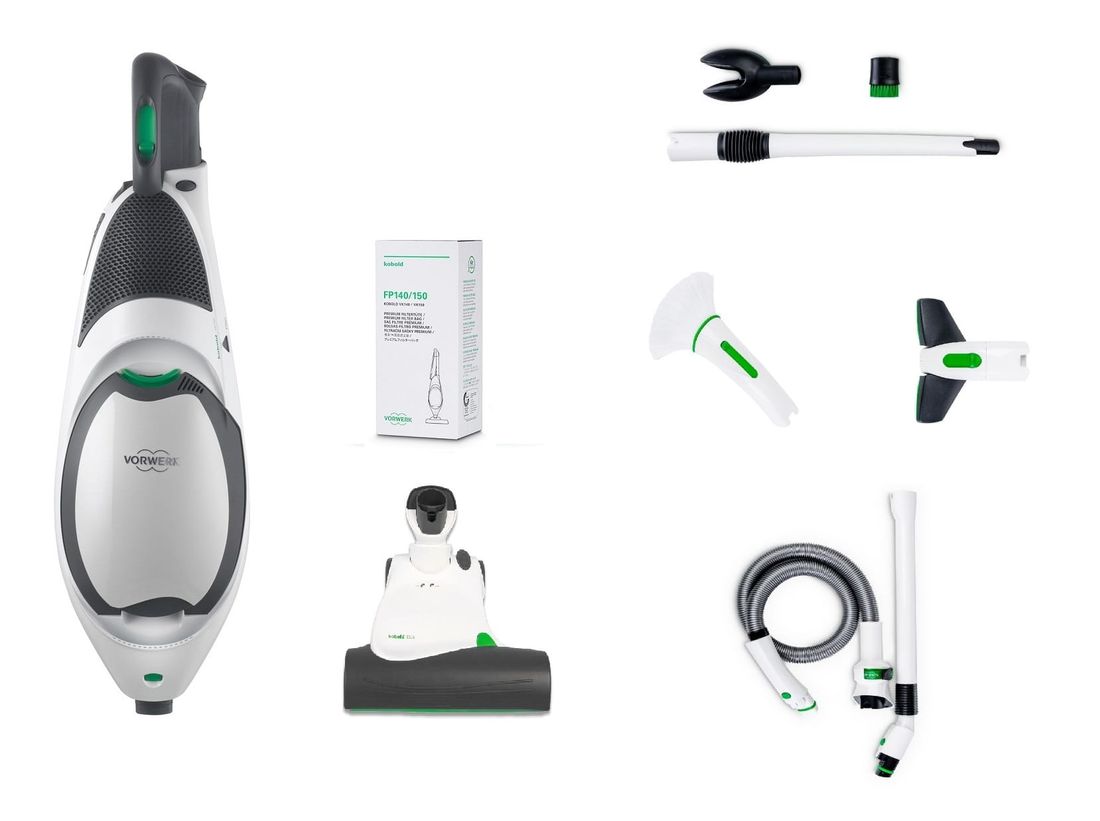 Odkurzacz Vorwerk Kobold VK150 & EB370 + akcesoria) - ERLI.pl