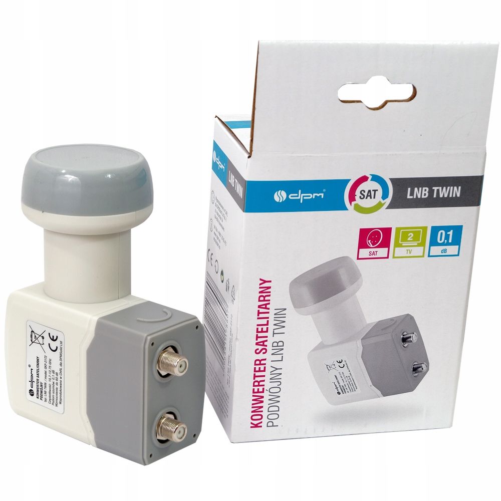 KONWERTER SAT TWIN PODWÓJNY HD NC+ POLSAT 4K DPM – 37941925 - ERLI.pl